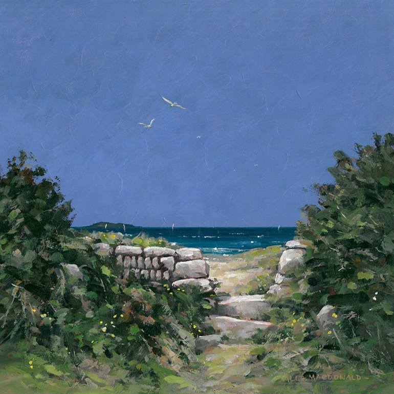 The Stile Painting by Alec Macdonald | Saatchi Art