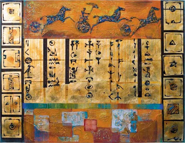 The course of history Painting by Mai Cheng | Saatchi Art