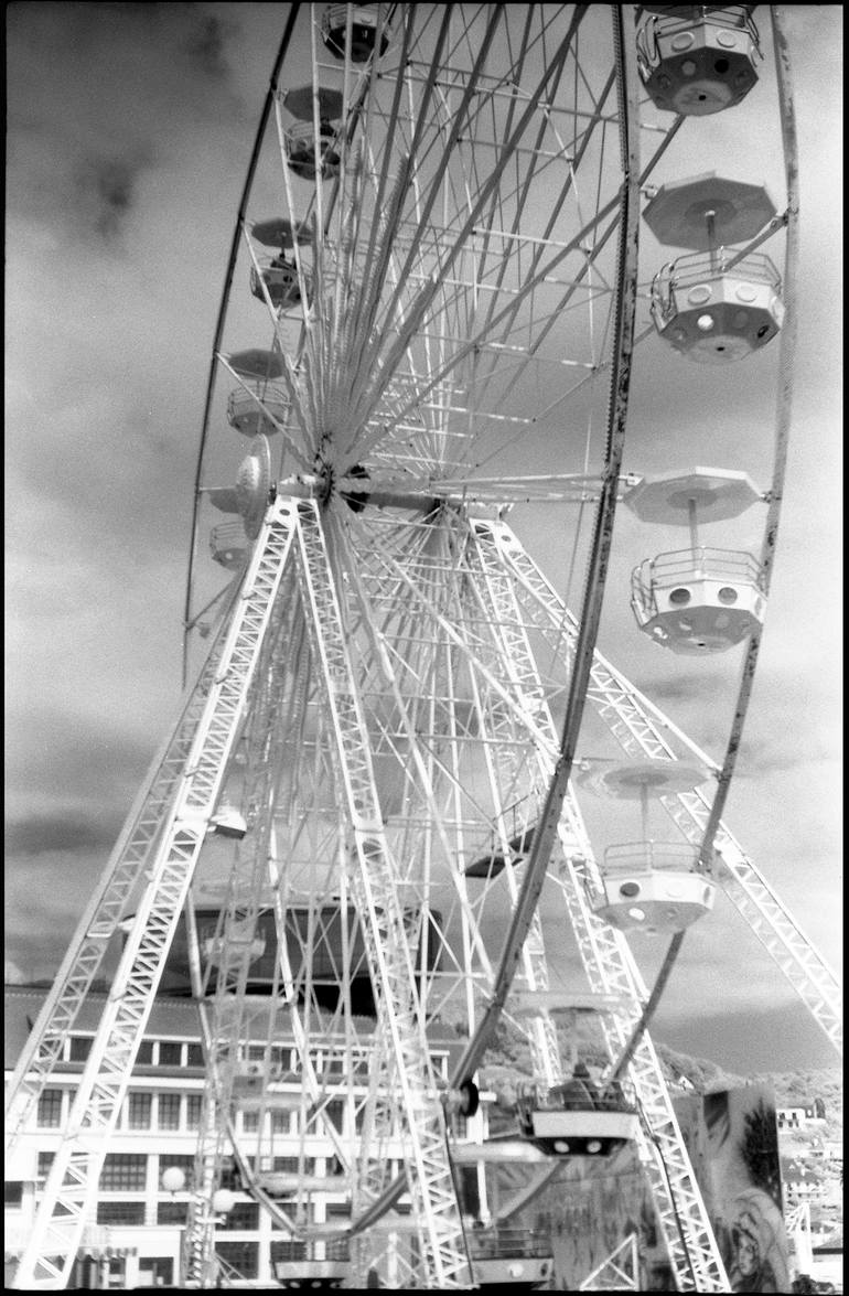 Edition 2/10 - Ferris Wheel, Fecamp, France - Silver Gelatin ...