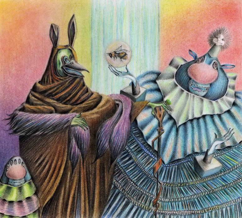 The Offering Drawing by Brandt Parker | Saatchi Art