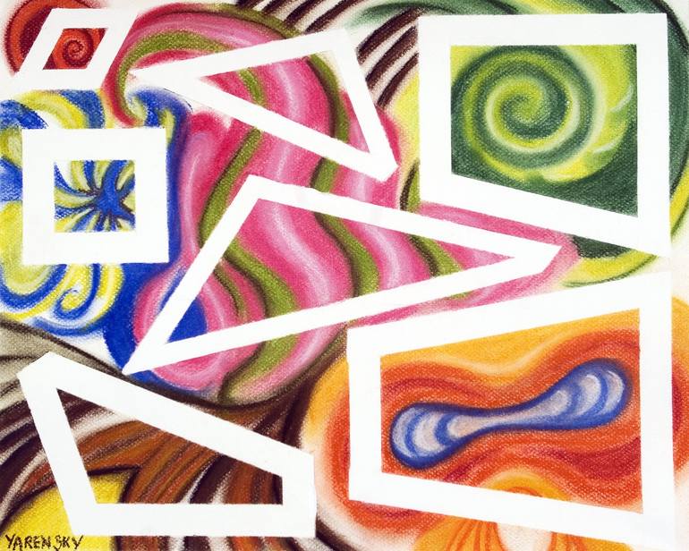 Geo-Anomaly Drawing by Annie Yarensky | Saatchi Art