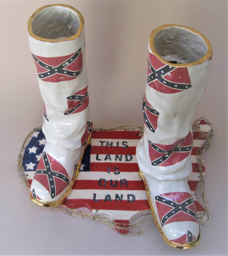 This Land is Our Land (White immigrants first) Sculpture by Joe ...