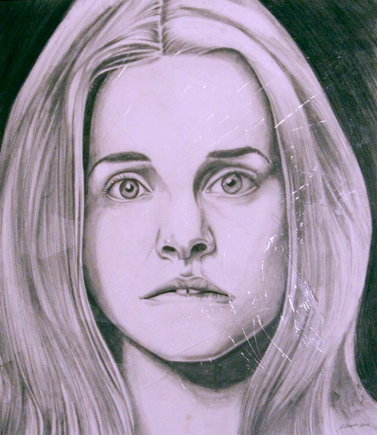 Mena Suvari Drawing by Claudio Croce | Saatchi Art