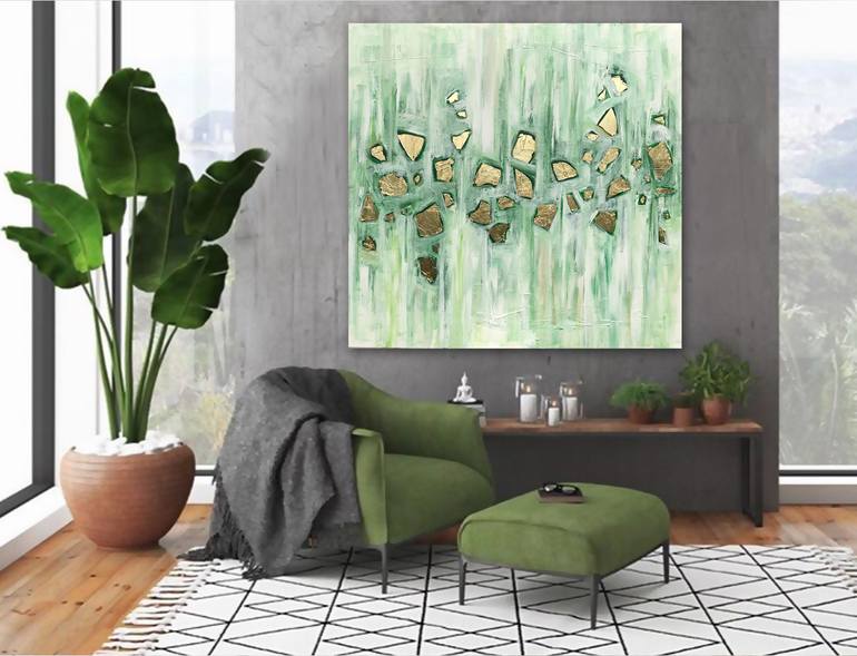 ViRiDESCENCE Painting by Linnea Heide | Saatchi Art