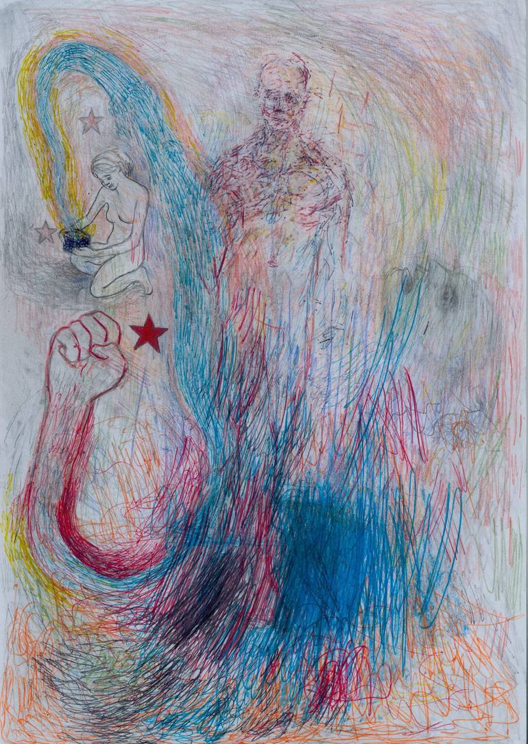 Pandora's Box Drawing by Richard Ashworth | Saatchi Art