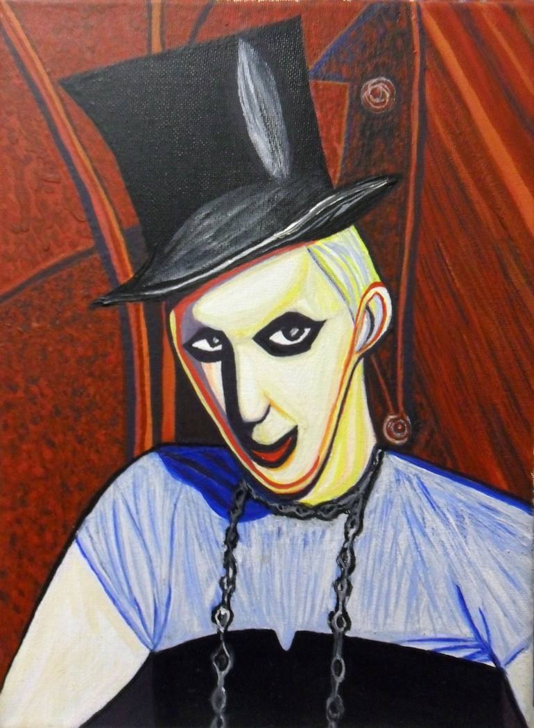 MS. TOPPER Painting by Ted Macrorie | Saatchi Art