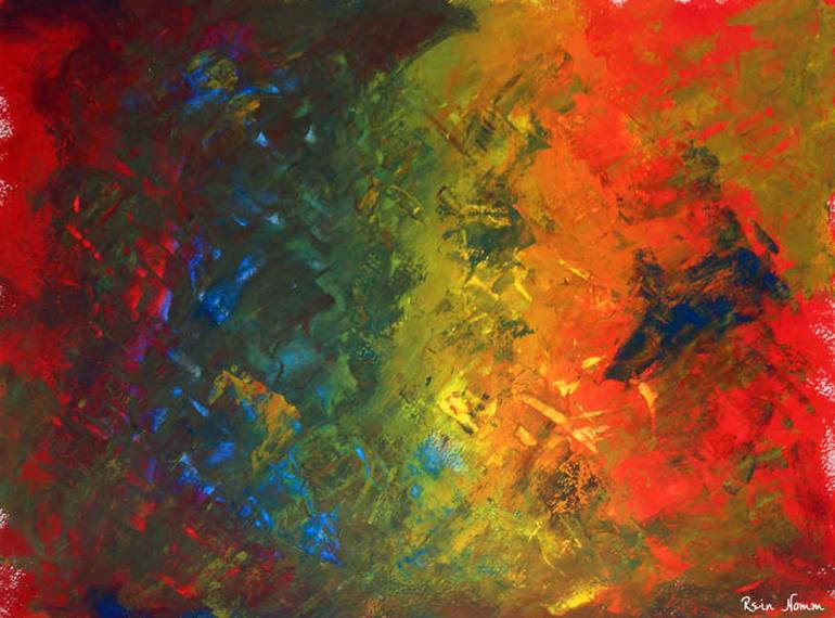 Distressed Color Painting by Rein Nomm | Saatchi Art