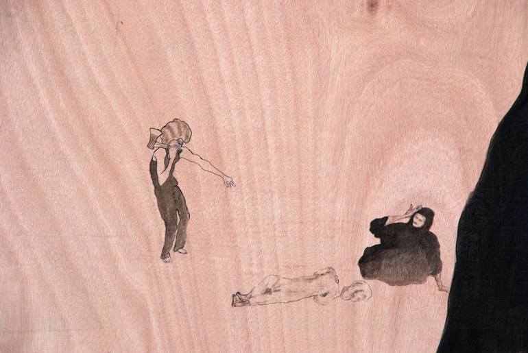 detail from the punishment Drawing by Eyal Molchansky | Saatchi Art