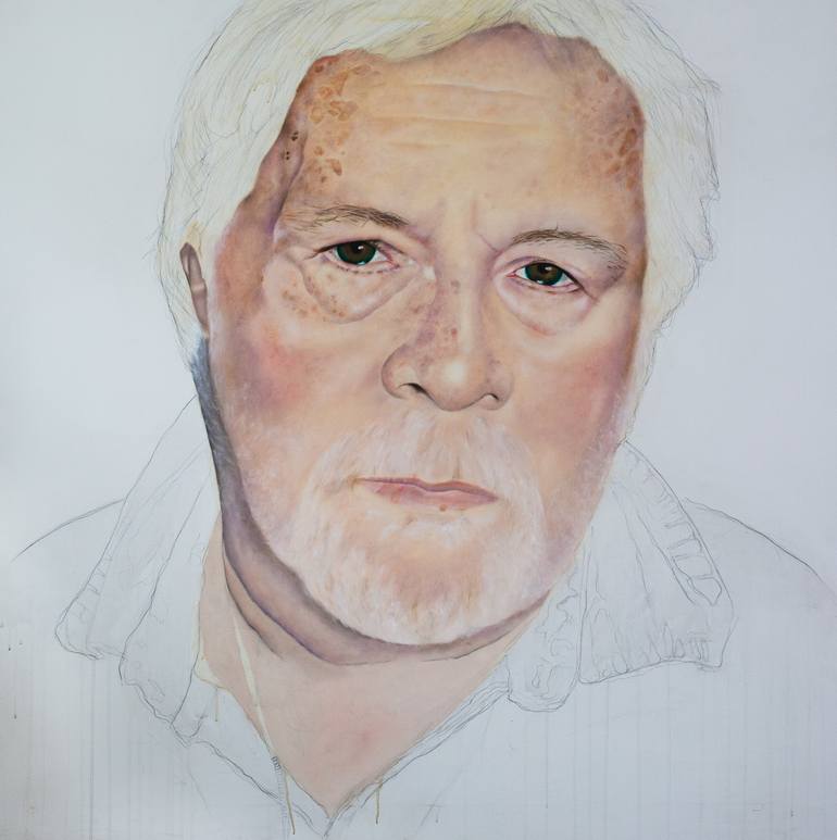 On darker nights or lighter nights Painting by Andrea Tyrimos | Saatchi Art