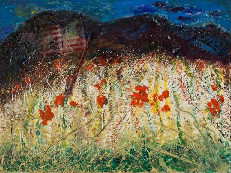 Will Wheat replace the opium/poppy crop? Painting by Bascha Mon ...