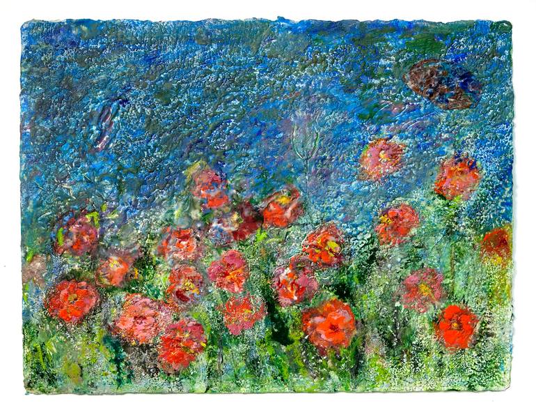 Poppy Fields/Heroin Dreams #1 Painting by BASCHA MON | Saatchi Art