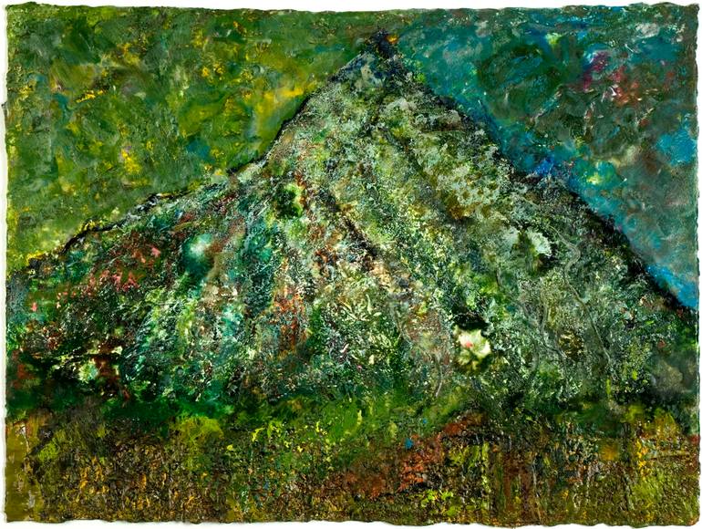 White Mountain Painting by BASCHA MON | Saatchi Art