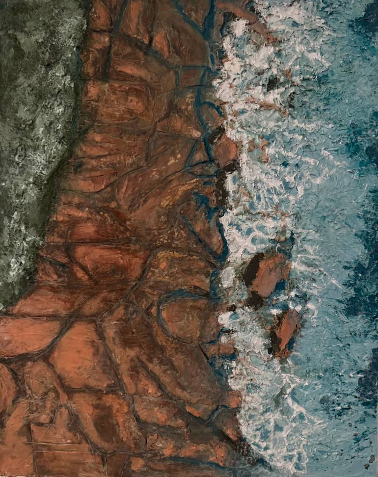 Rock Formation Painting by Sara Naumovski | Saatchi Art Australia