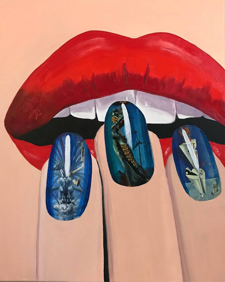 It's Dali, Darling! Painting by Cheryl Hicks | Saatchi Art