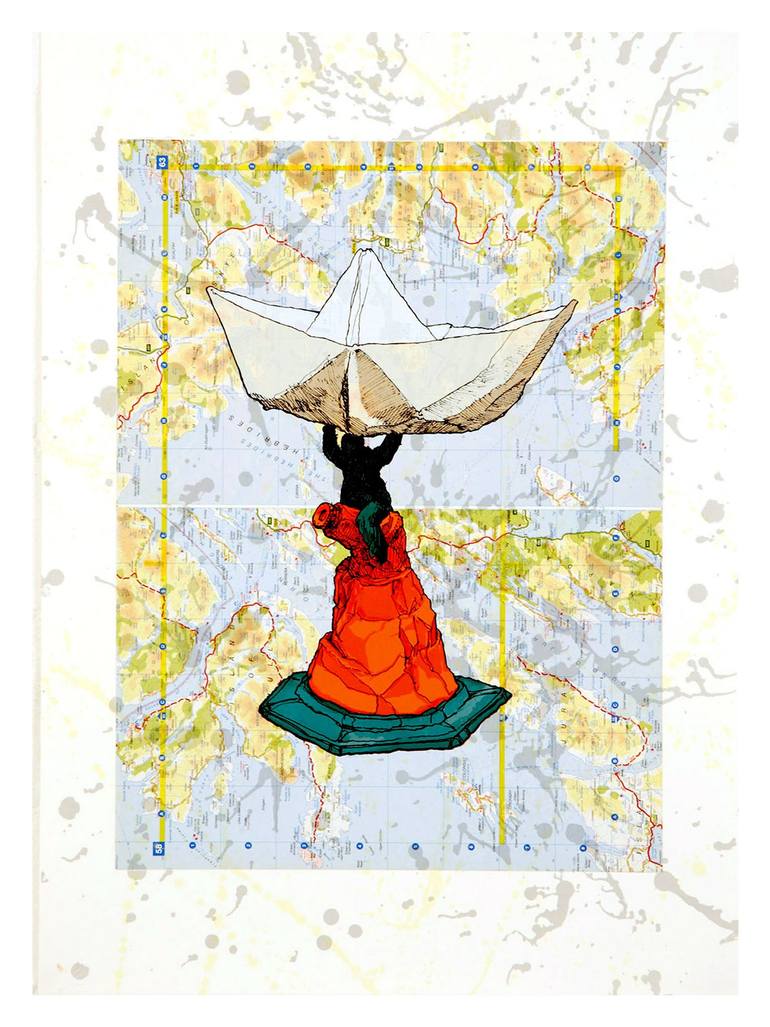 Paper weight Printmaking by Jonathan Comerford | Saatchi Art