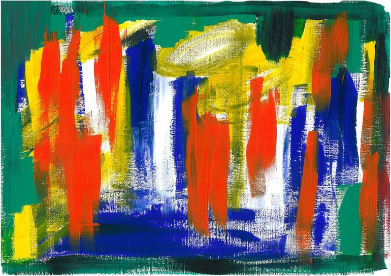 Floating Spirits Painting by Russell Nightingale | Saatchi Art