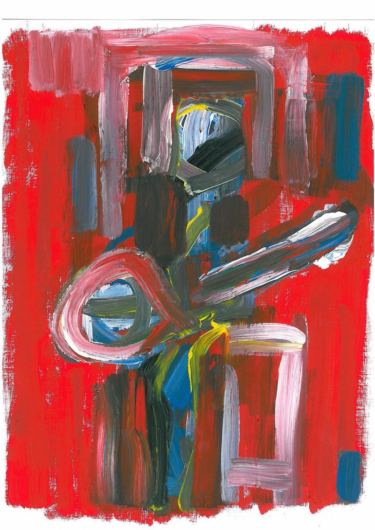 The Devil Plays The Blues Painting by Russell Nightingale | Saatchi Art