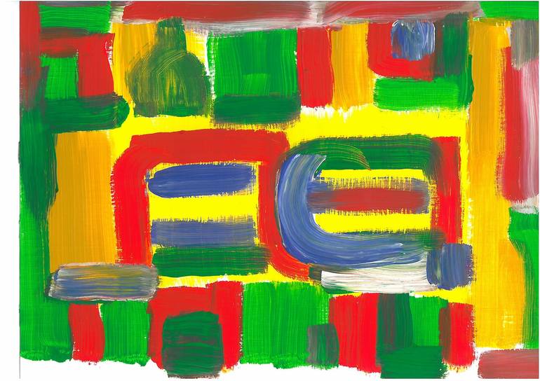 Kitchen in Estepona Painting by Russell Nightingale | Saatchi Art