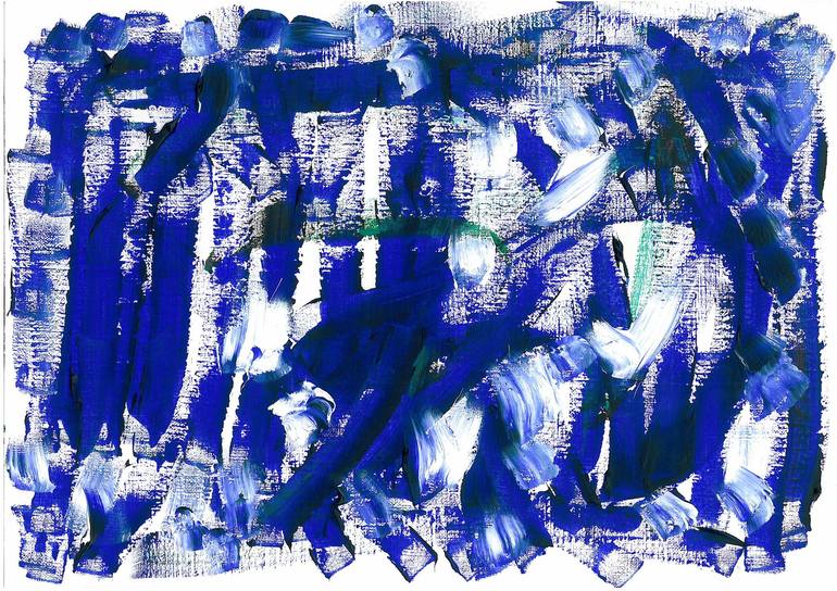 Shake Off The Blues Painting by Russell Nightingale | Saatchi Art