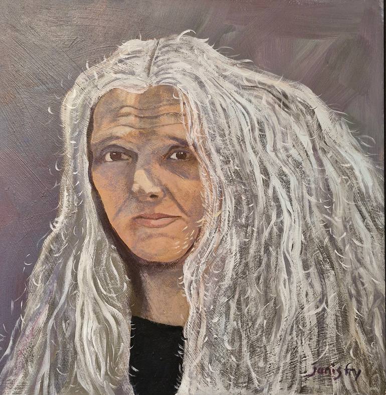 The Greek Woman Painting by Janis Fry | Saatchi Art