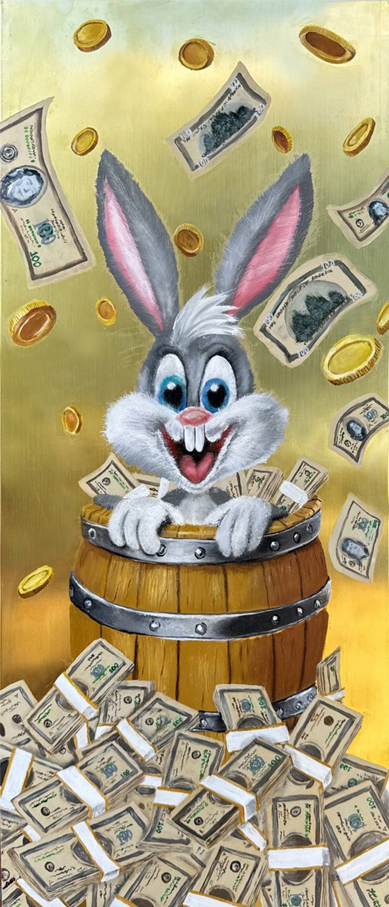 What's Up Doc? Painting by Gozde Varol | Saatchi Art