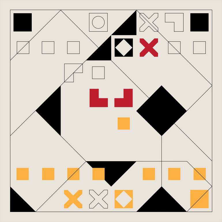 Legal's Mate - Geometric Chess Abstraction Digital by Diego Dalke ...