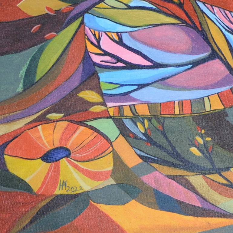 Autumn Splendor Painting by Aniko Hencz | Saatchi Art