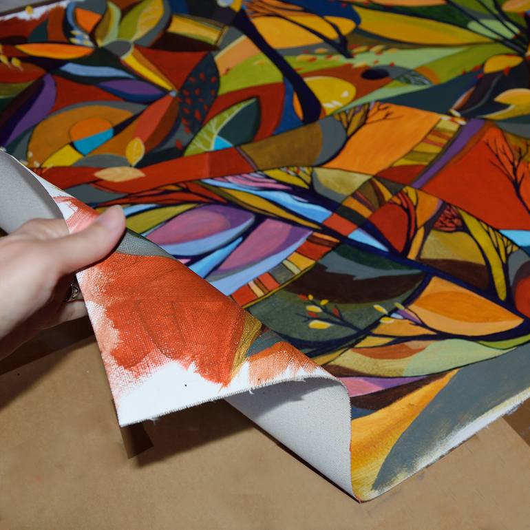 Autumn Splendor Painting by Aniko Hencz | Saatchi Art