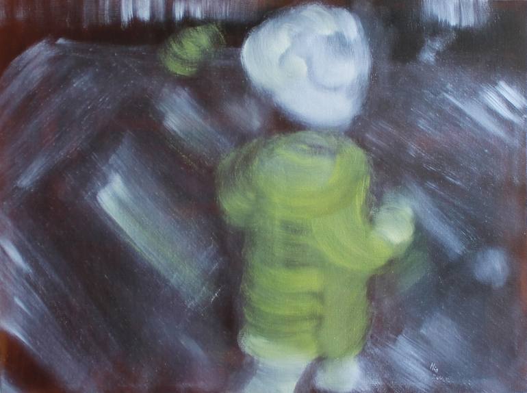 just a smile Painting by Min Zou | Saatchi Art