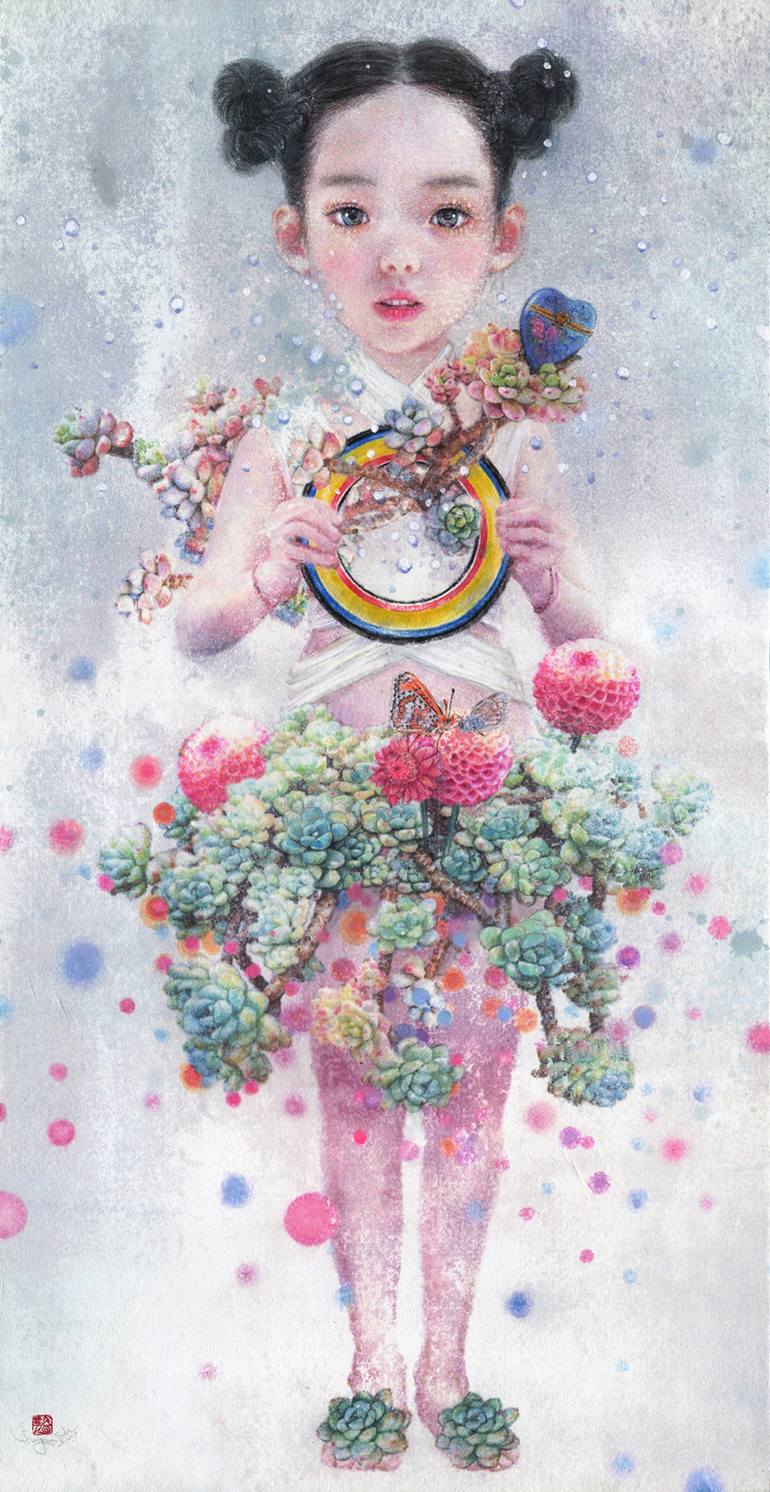 HIbi Doll 12 Painting by Seungeun Suh | Saatchi Art