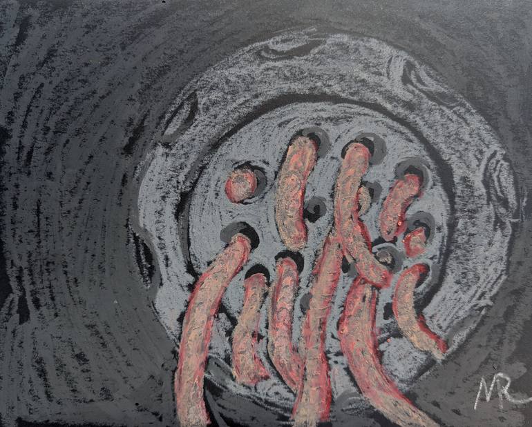 Metamorphic Flow. Through the Grinder. Drawing by Mava Ra | Saatchi Art ...