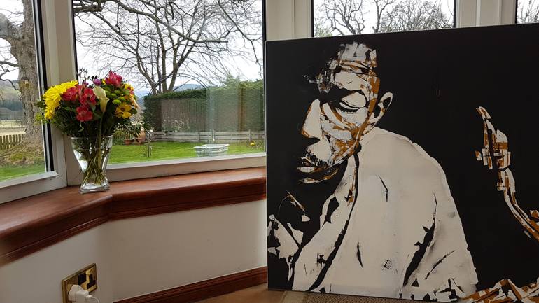 John Coltrane Painting by Paul Lovering | Saatchi Art