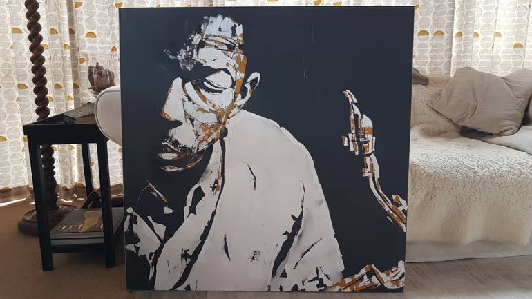 John Coltrane Painting by Paul Lovering | Saatchi Art