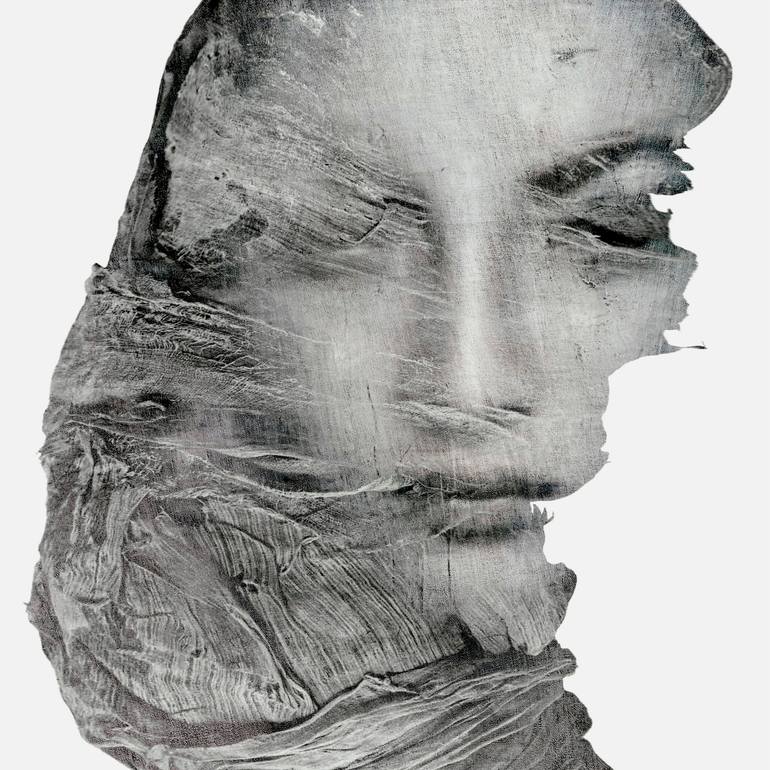 Woman, face damaged Photography by Fred Stichnoth | Saatchi Art