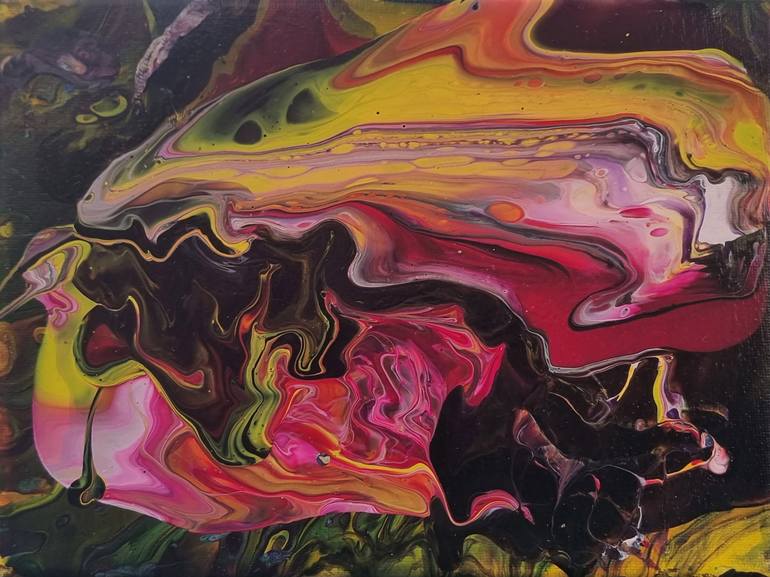 Fly high Painting by Nicolai Spiess | Saatchi Art