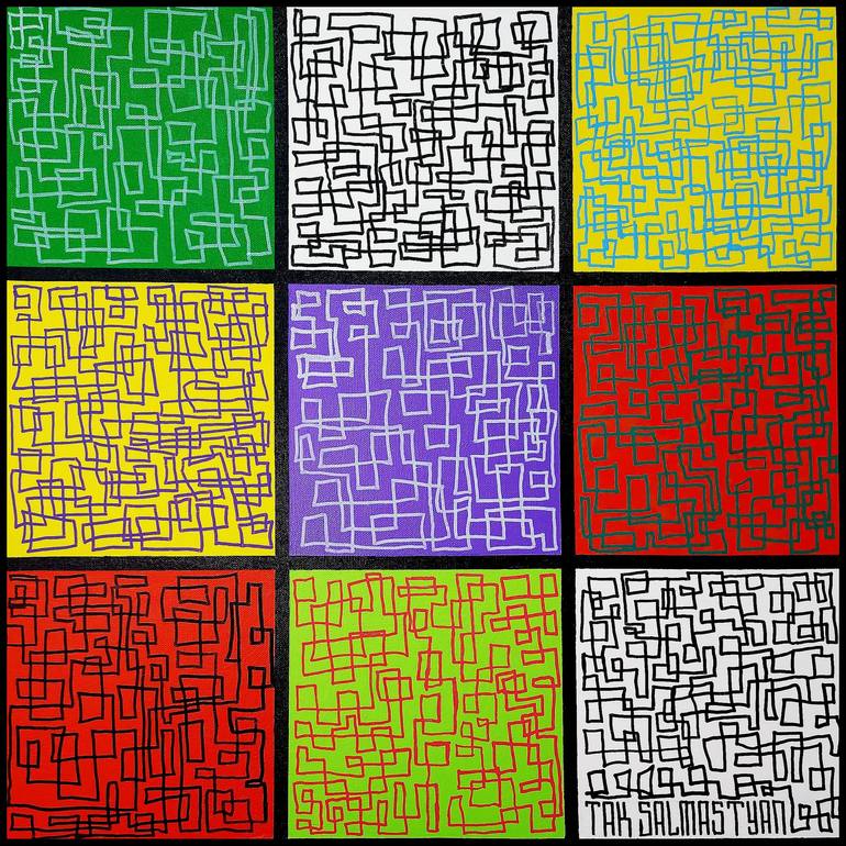 Autoplasticism: Koobbik-Roobik, Composition #1 Painting by Tak ...