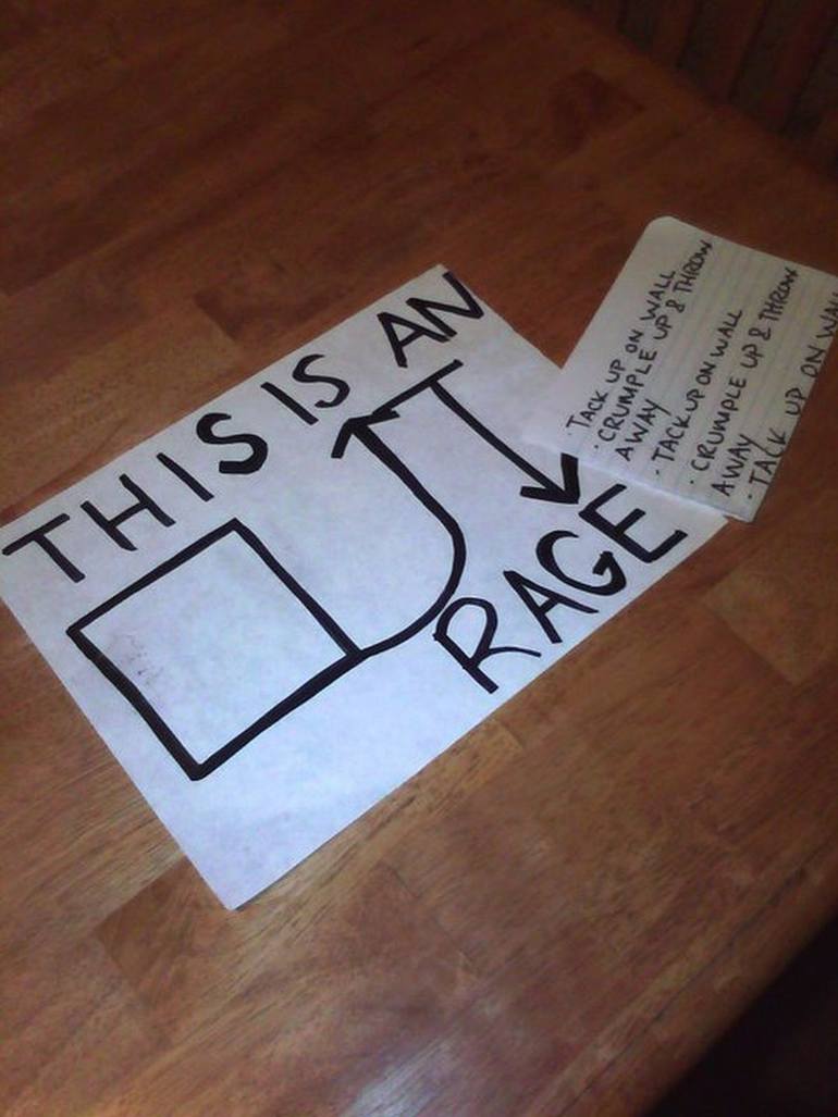 Follow the Instructions Drawing by Kathy Concepcion | Saatchi Art