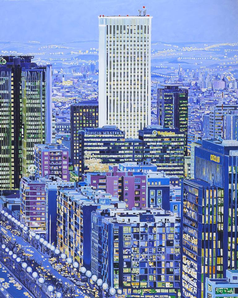 La hora del lubicán Painting by Paula Varona | Saatchi Art