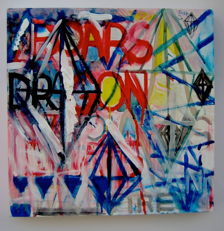 Fire Signs Painting by Joshua Cann | Saatchi Art