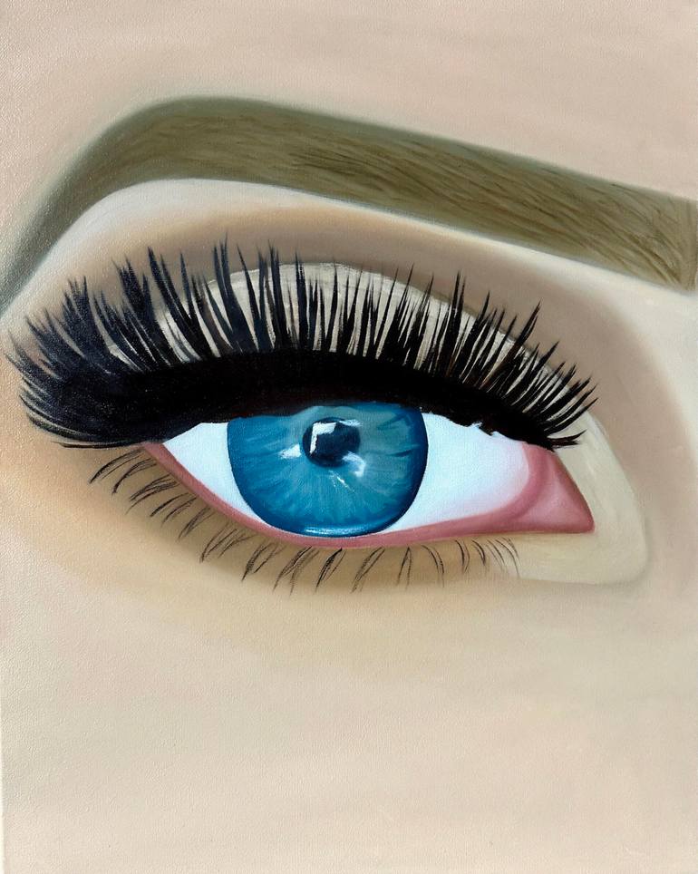 The Eye Painting by Alina Timoshenko | Saatchi Art