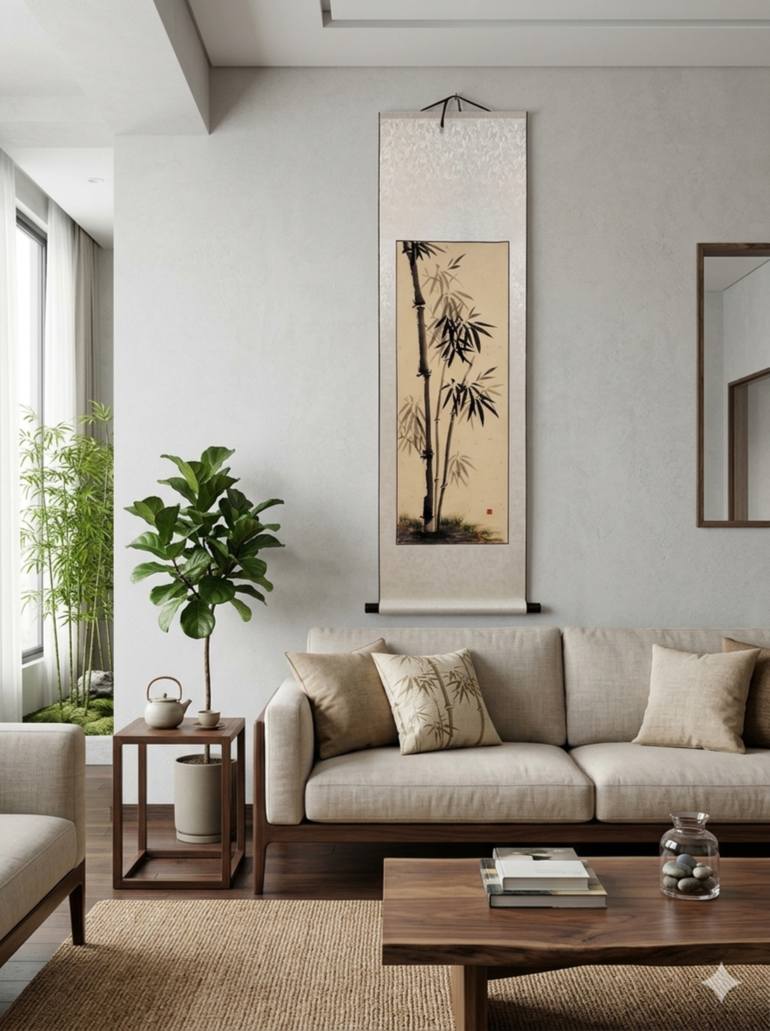 The Integrity — Bamboo, Chinese Ink Painting on Rice Paper Painting by ...
