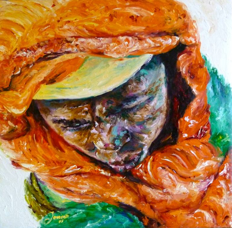 Beach Kanga Painting by jan raats | Saatchi Art