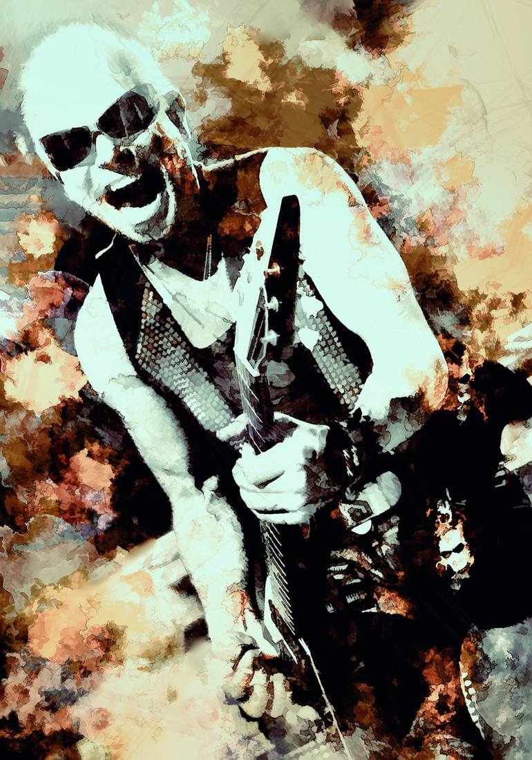 Rudolf Schenker Mixed Media by Rozalina Atanasova | Saatchi Art