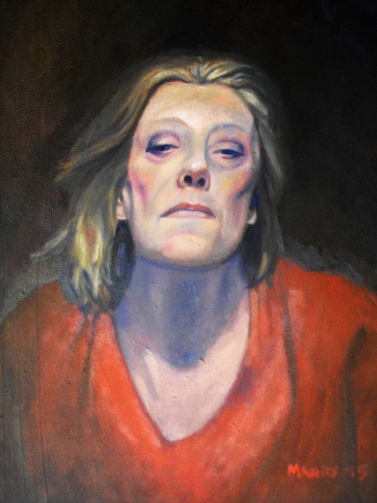 Robin as Lady Macbeth Painting by Douglas Manry | Saatchi Art