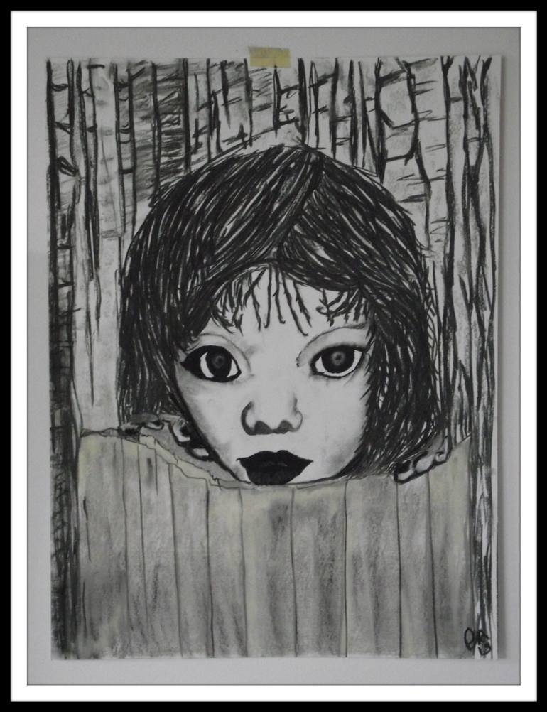 The Inquisitive One.. Drawing by Paula Adams | Saatchi Art