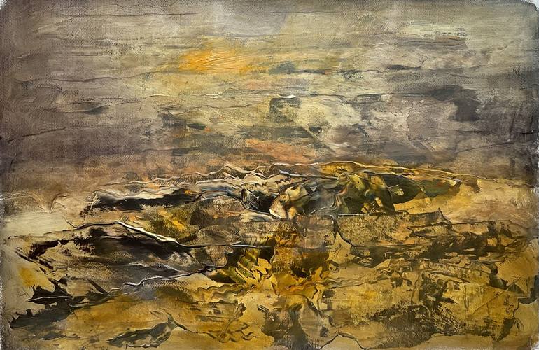 Desertification Painting by Auke Mulder | Saatchi Art