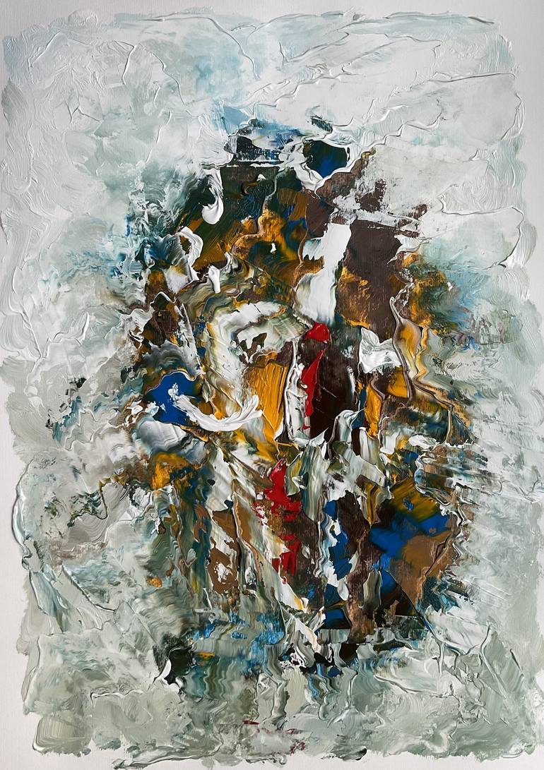 Rebuilding hope Painting by Auke Mulder | Saatchi Art