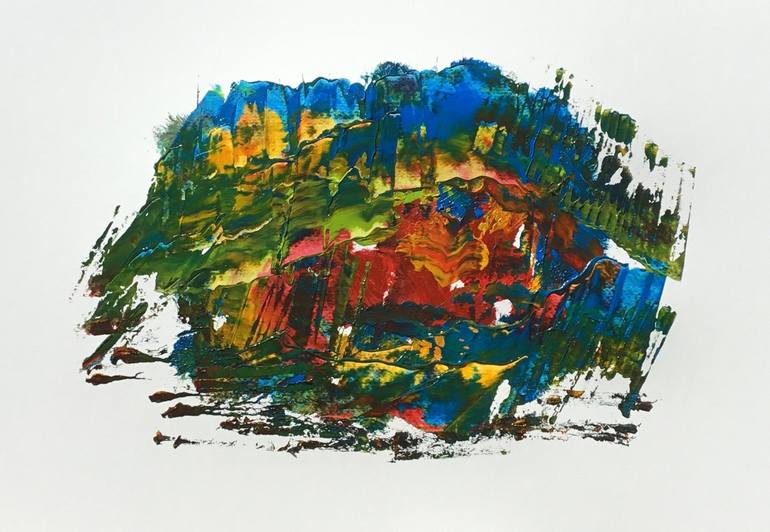 Island in the sun Painting by Auke Mulder | Saatchi Art
