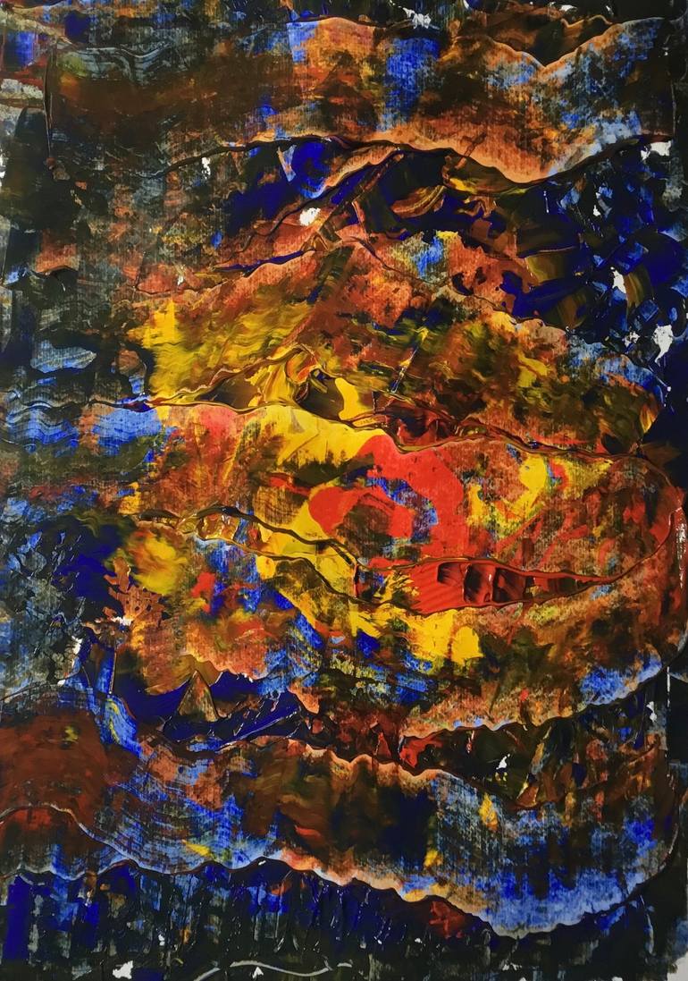 Dance of the colors Painting by Auke Mulder | Saatchi Art