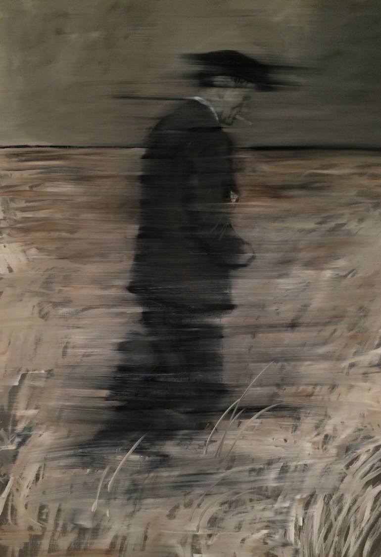 Portrait of Lysenko's Ghost in a Wheat Field Painting by Carlisle Bell ...